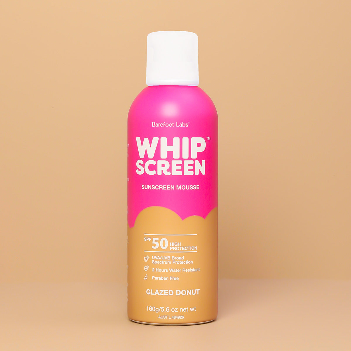WhipScreen™ SPF50 Sunscreen Mousse by Barefoot Labs